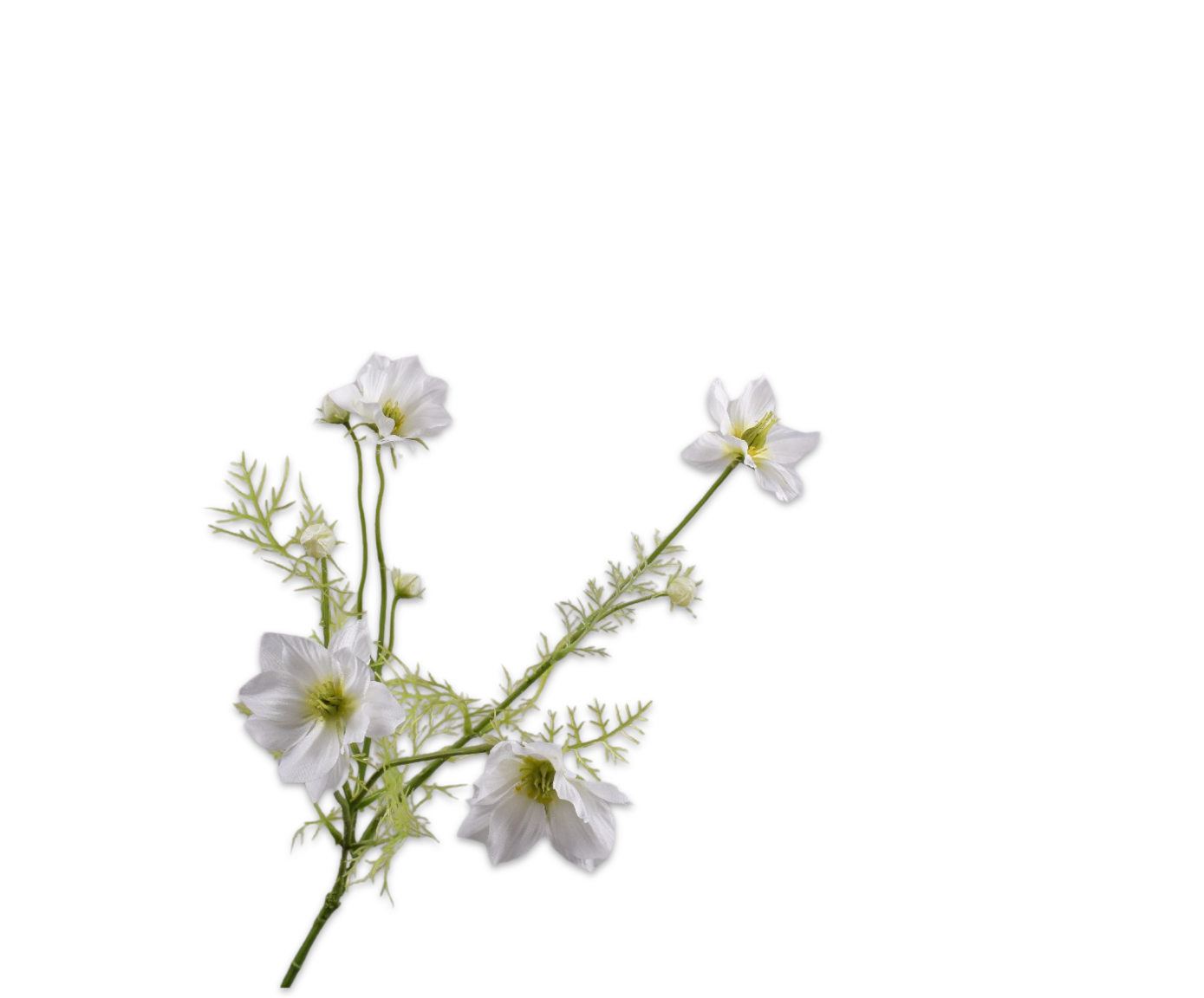 CAMPANULA SPRAY WHITE 65 CM