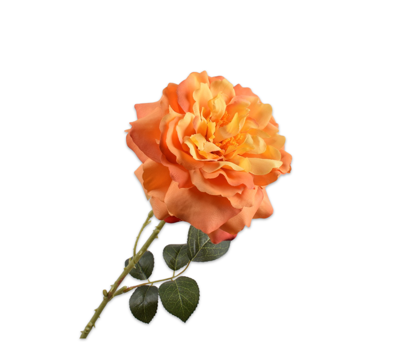 ROSE STEM ORANGE 76 CM
